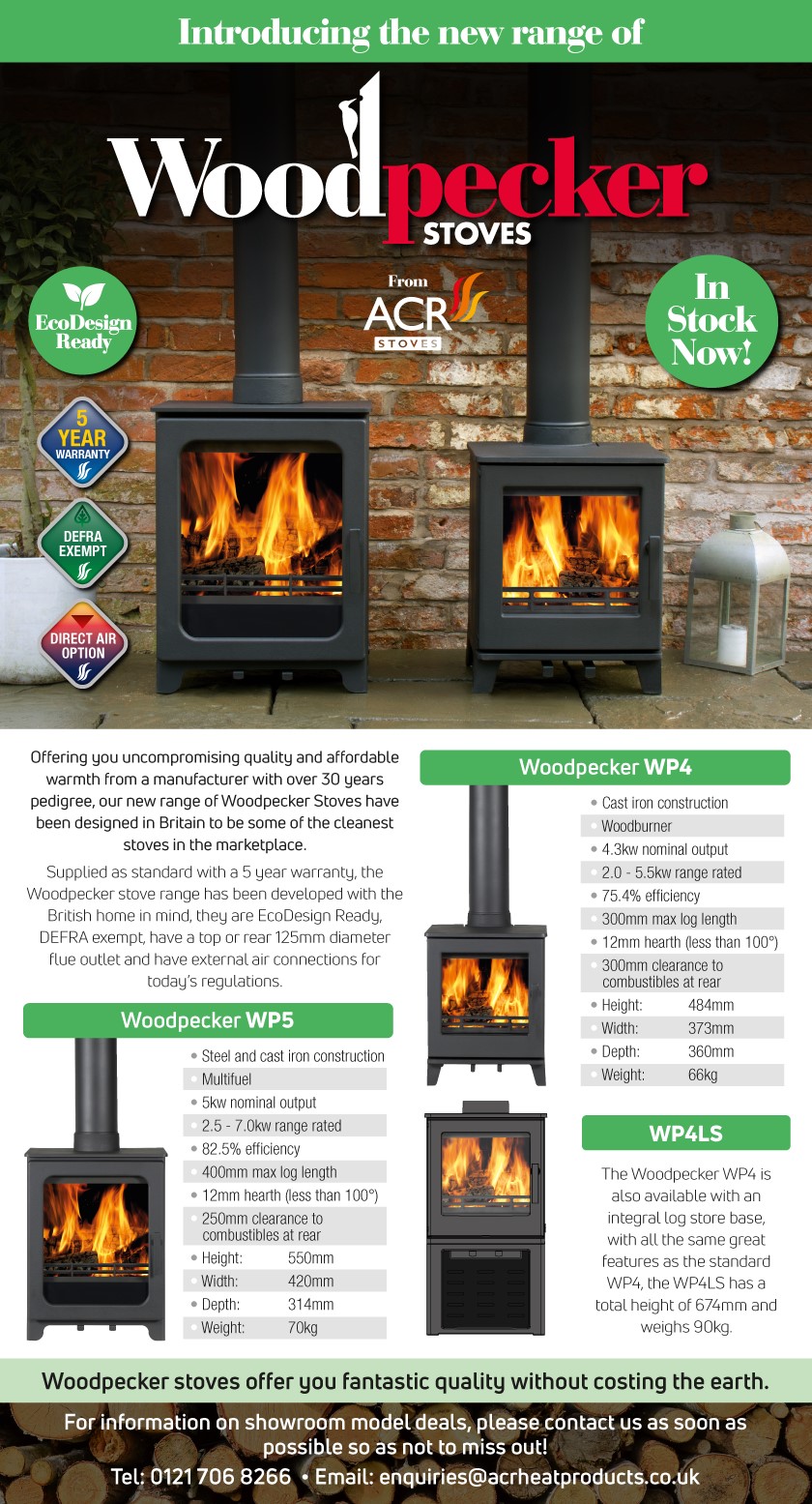 ACR Woodpecker Stoves WP5 MF Stove | Croydon Fireplaces